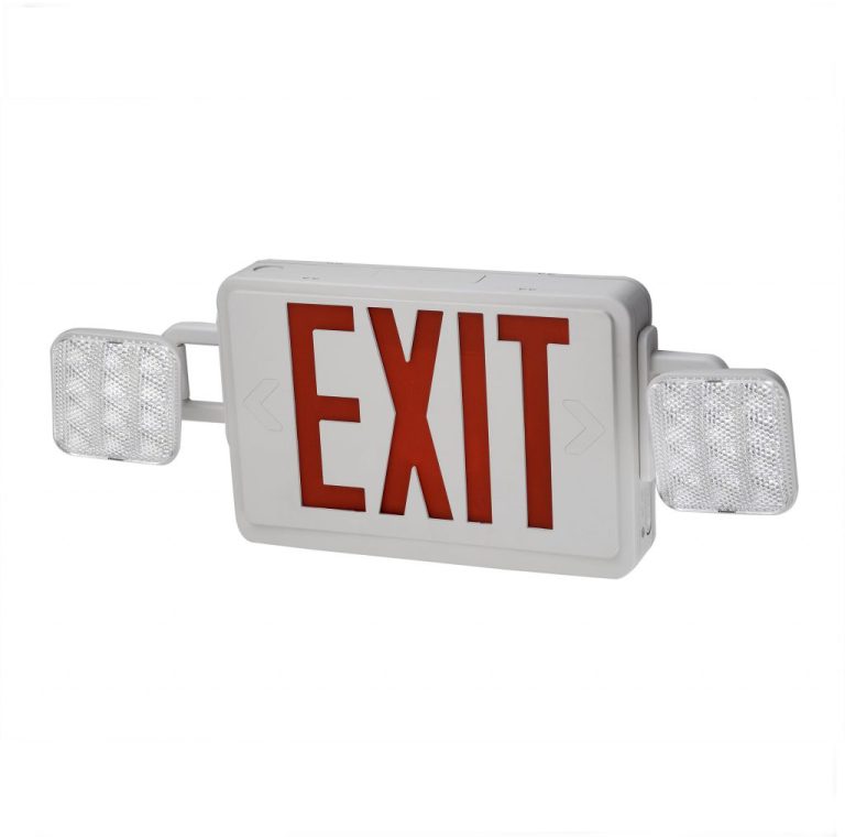 Emergency Light / Exit Sign Combo / Remote Capable - Lighting and ...